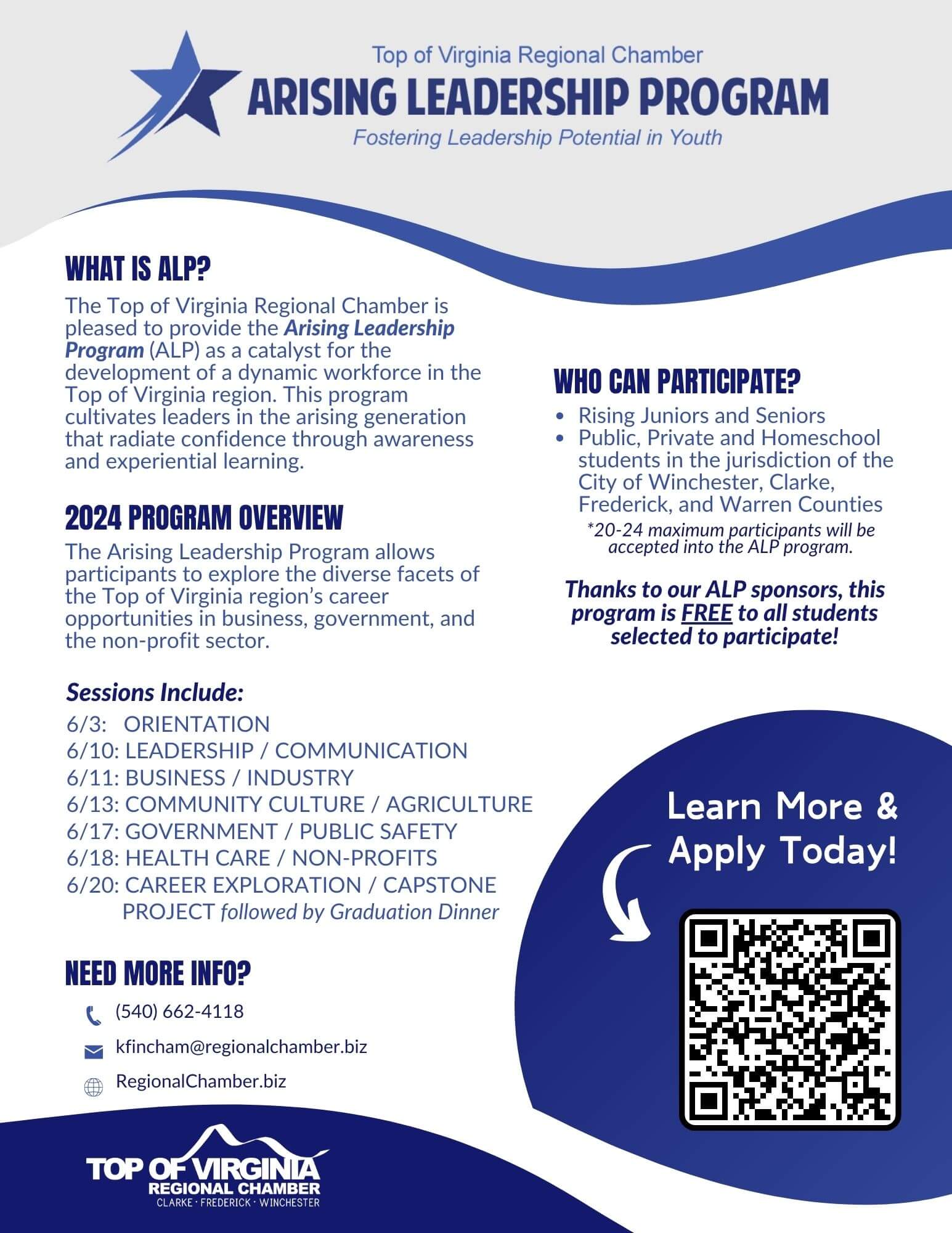 Arising Leadership Program - Top of Virginia Regional Chamber