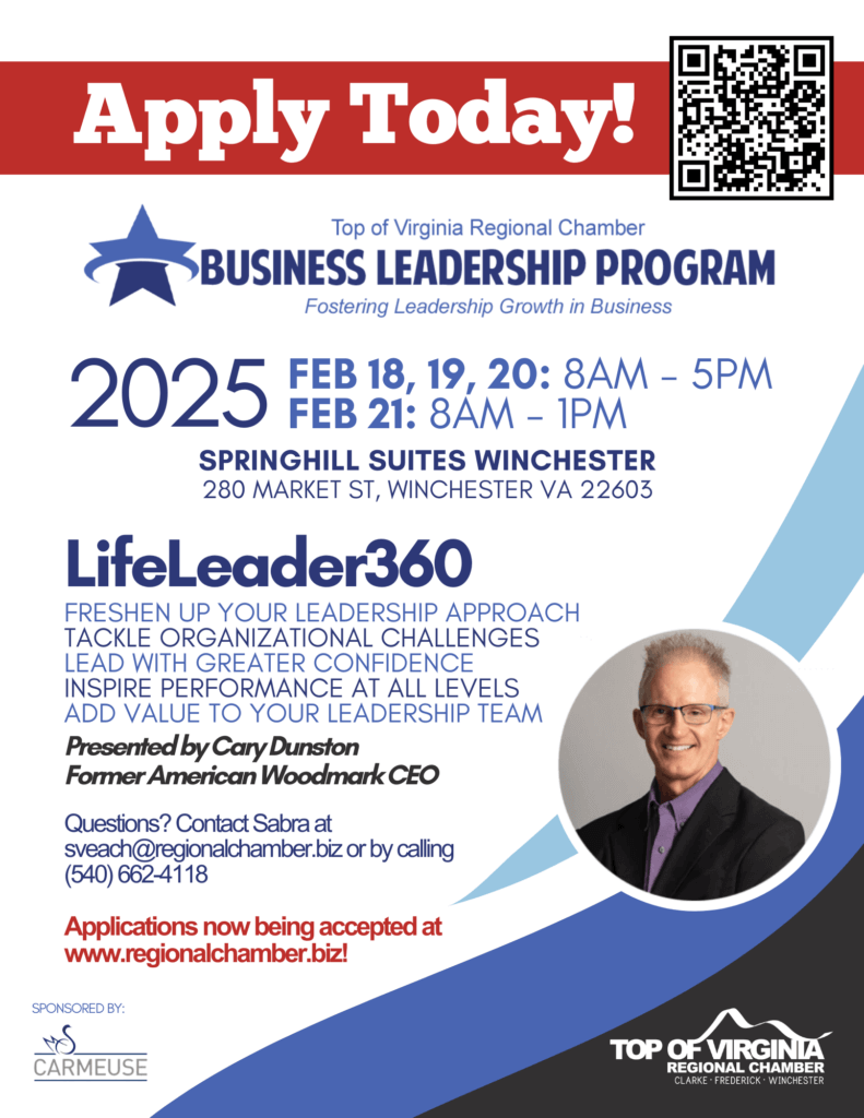 Business Leadership Program - Top of Virginia Regional Chamber